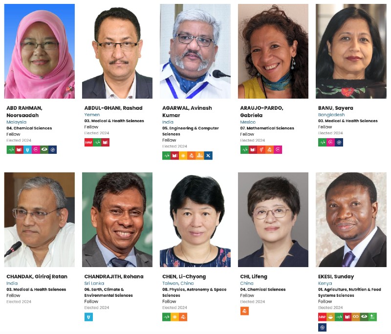 New slate of TWAS Fellows added to online directory